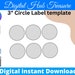 3 Inch Circle Stickers Waterproof Custom Labels With Your - Etsy