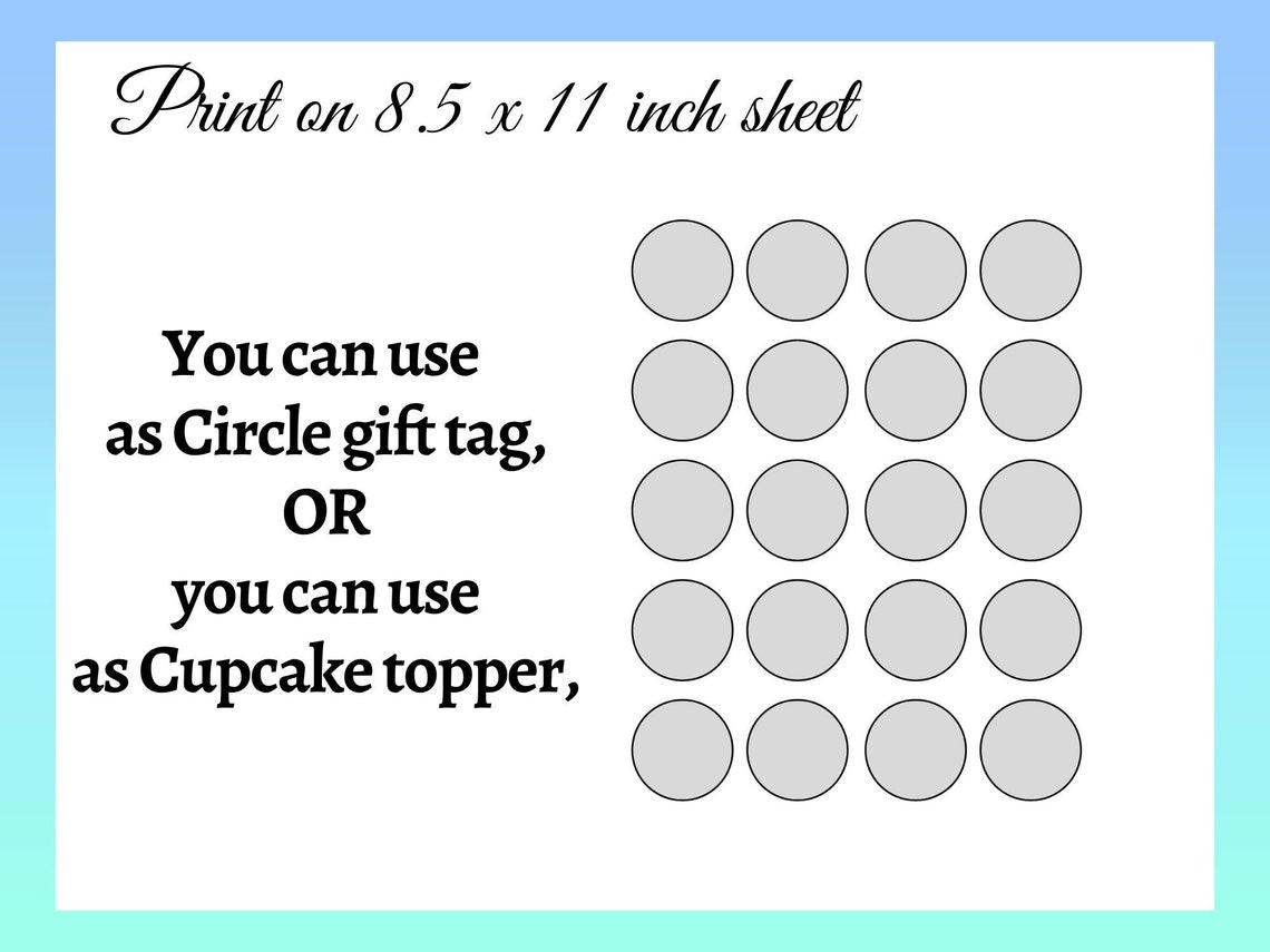 1.5 Inch Circle Sticker Blank Template, Png, Svg, Dxf, Eps, Pdf, Psd ...