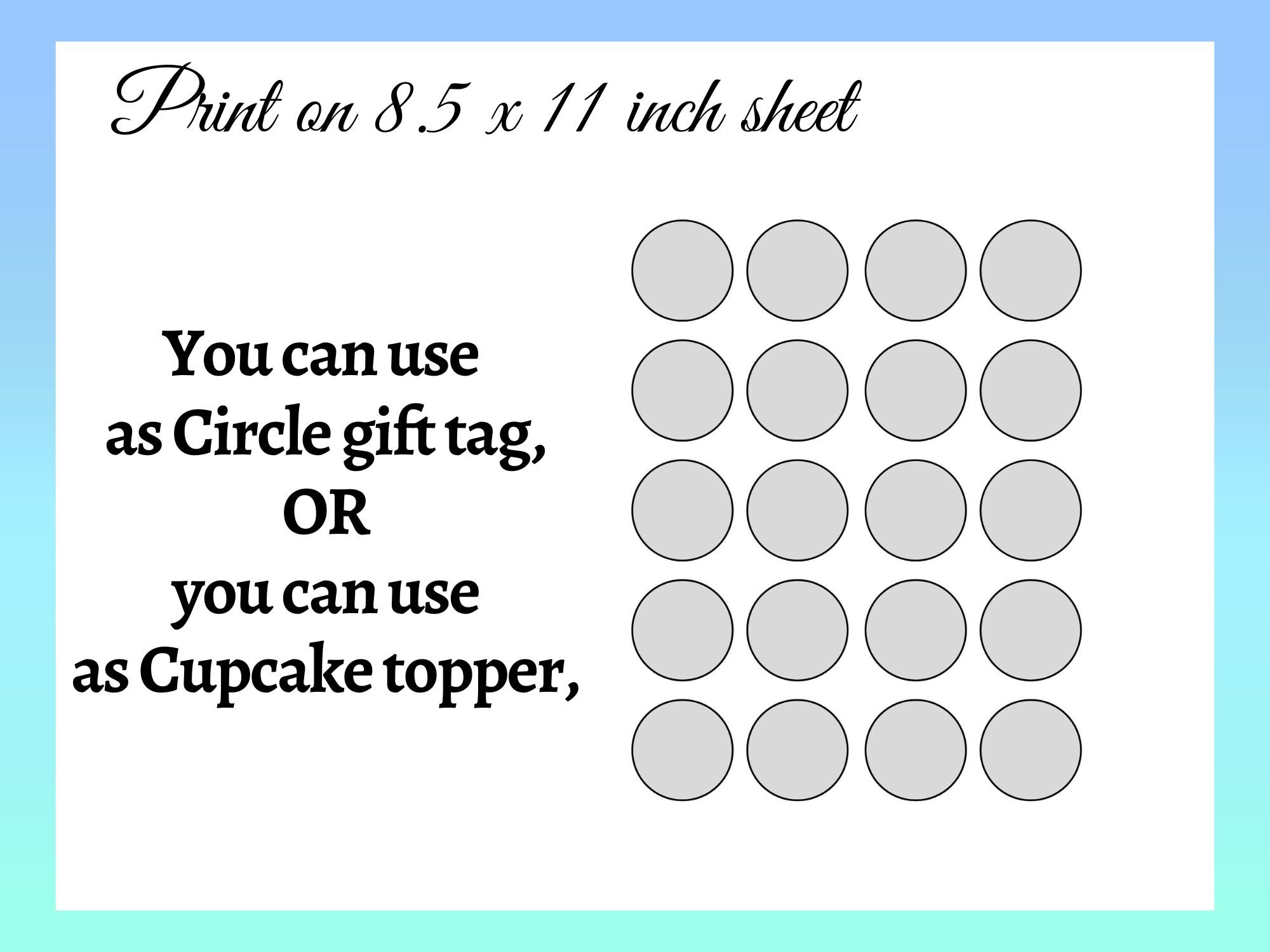 1.5 Inch Circle Sticker Blank Template, Png, Svg, Dxf, Eps, Pdf, Psd ...