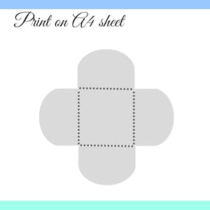 Truffle Holder Template 8.5x11 Sheet SVG, PNG, PSD and Docx - Etsy