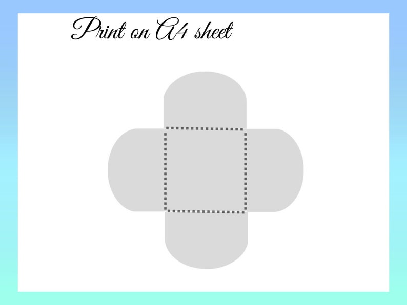 Truffle Holder Template 8.5x11 Sheet SVG, PNG, PSD and Docx - Etsy