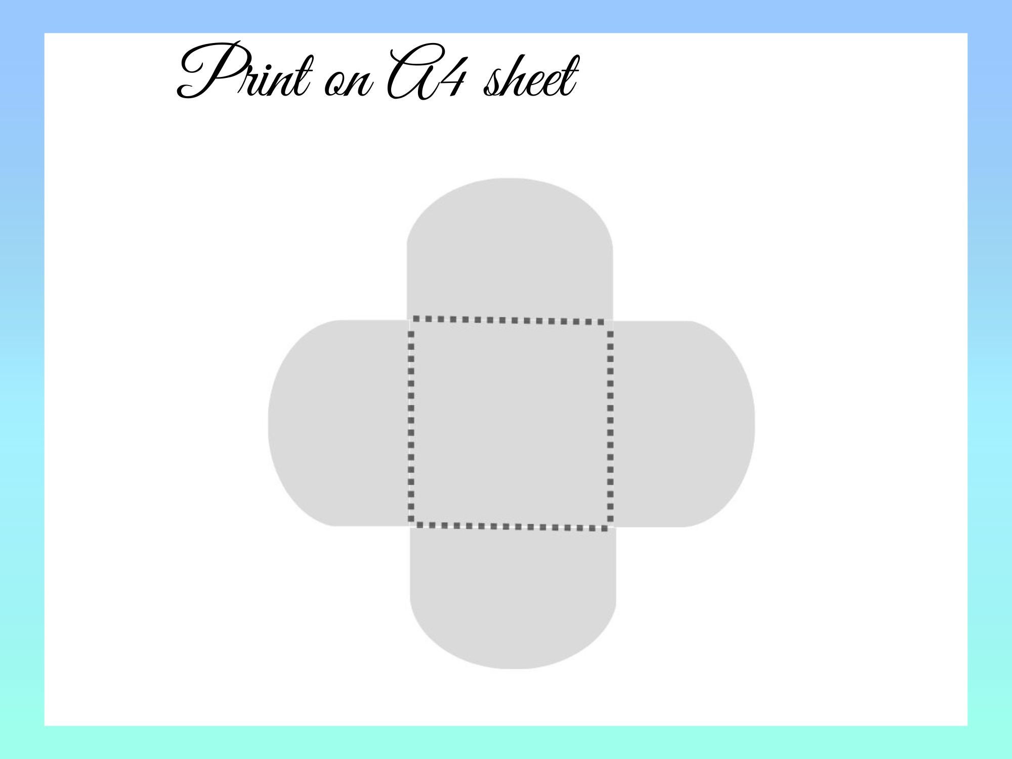 Truffle Holder Template 8.5x11 Sheet SVG, PNG, PSD and Docx - Etsy