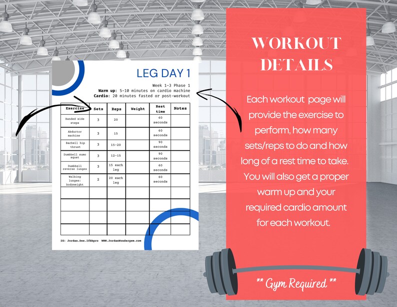 8 Week Bodybuilding Program L IFBB Pro Bodybuilding Program L Gym ...