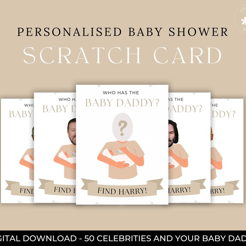 Baby Shower Scratch - Etsy