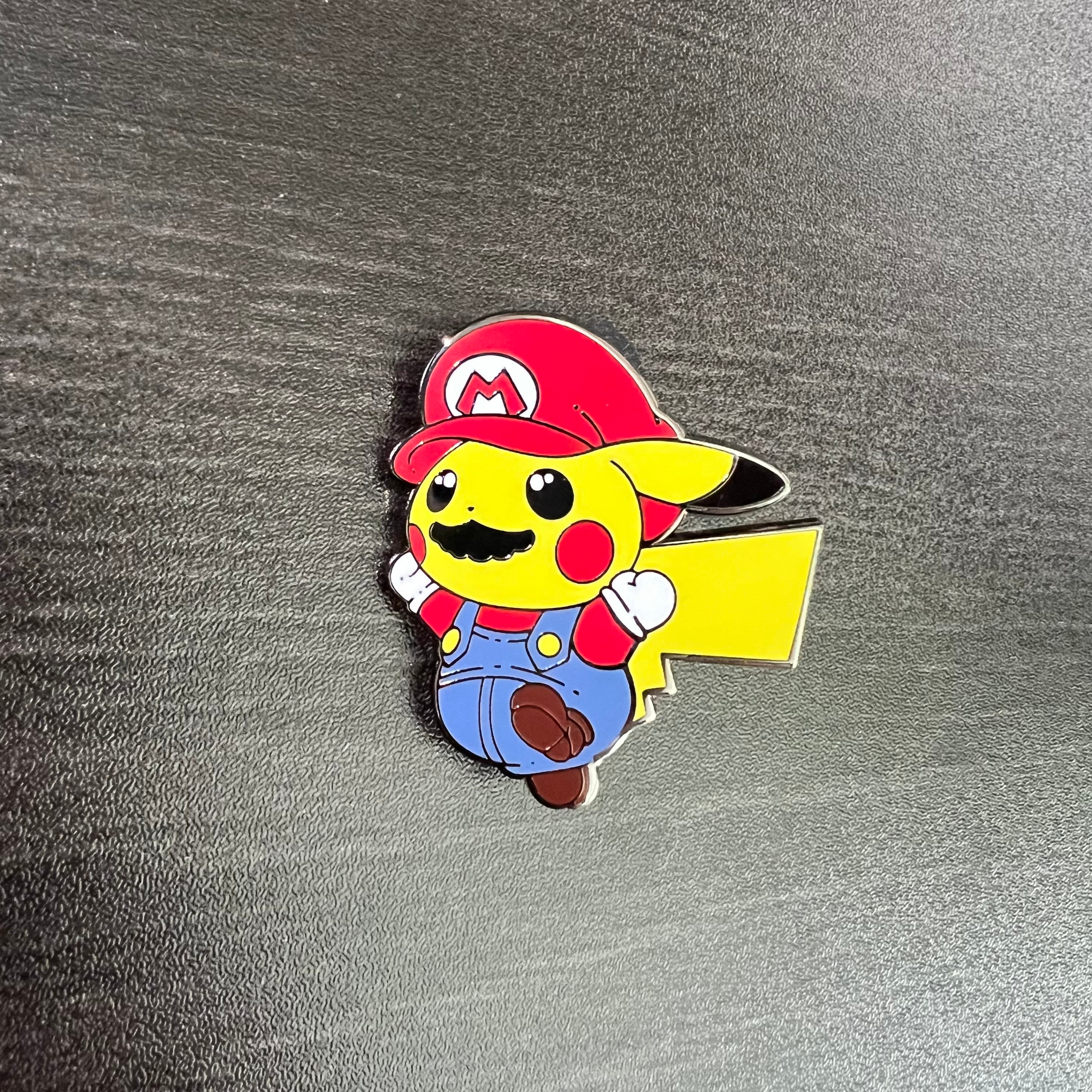 Pika Mario Bros Enamel Pin - Etsy