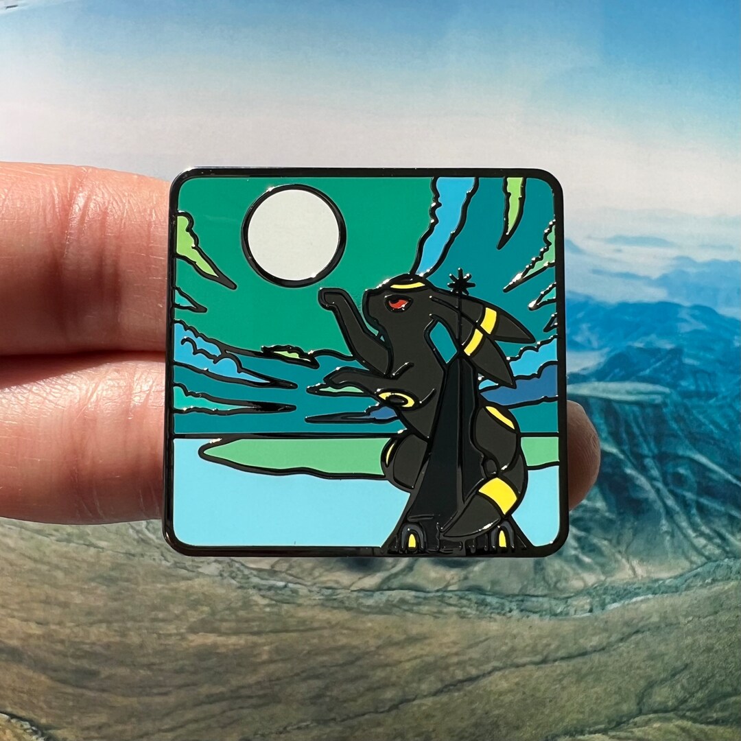 Umbreon Moon Enamel Pin - Etsy