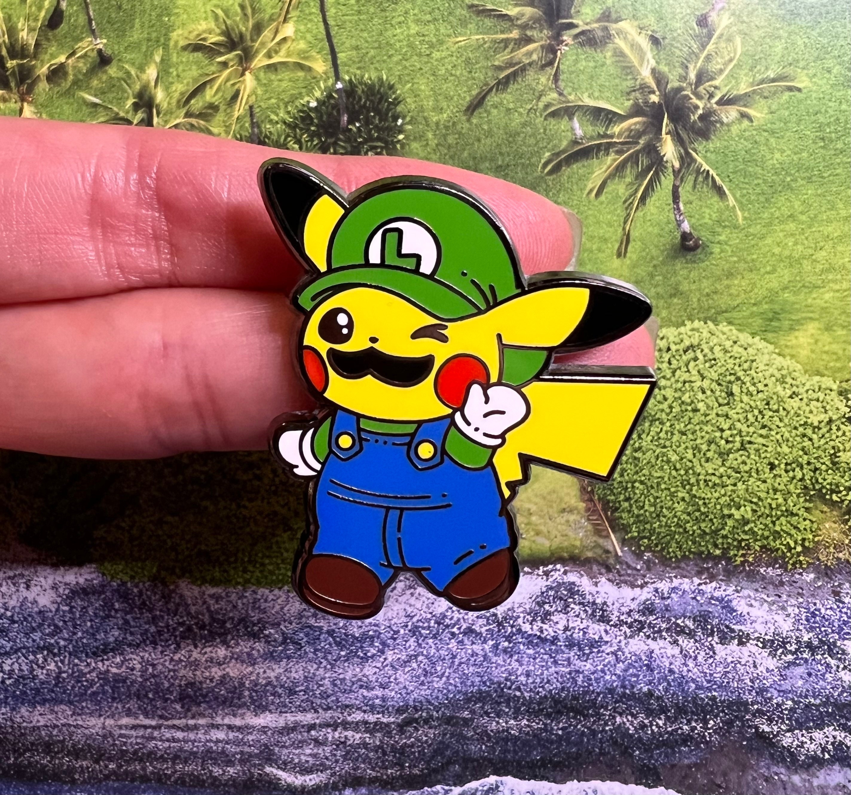 Pika Mario Bros Enamel Pin - Etsy