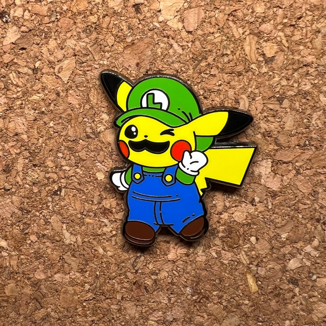 Pika Mario Bros Enamel Pin - Etsy