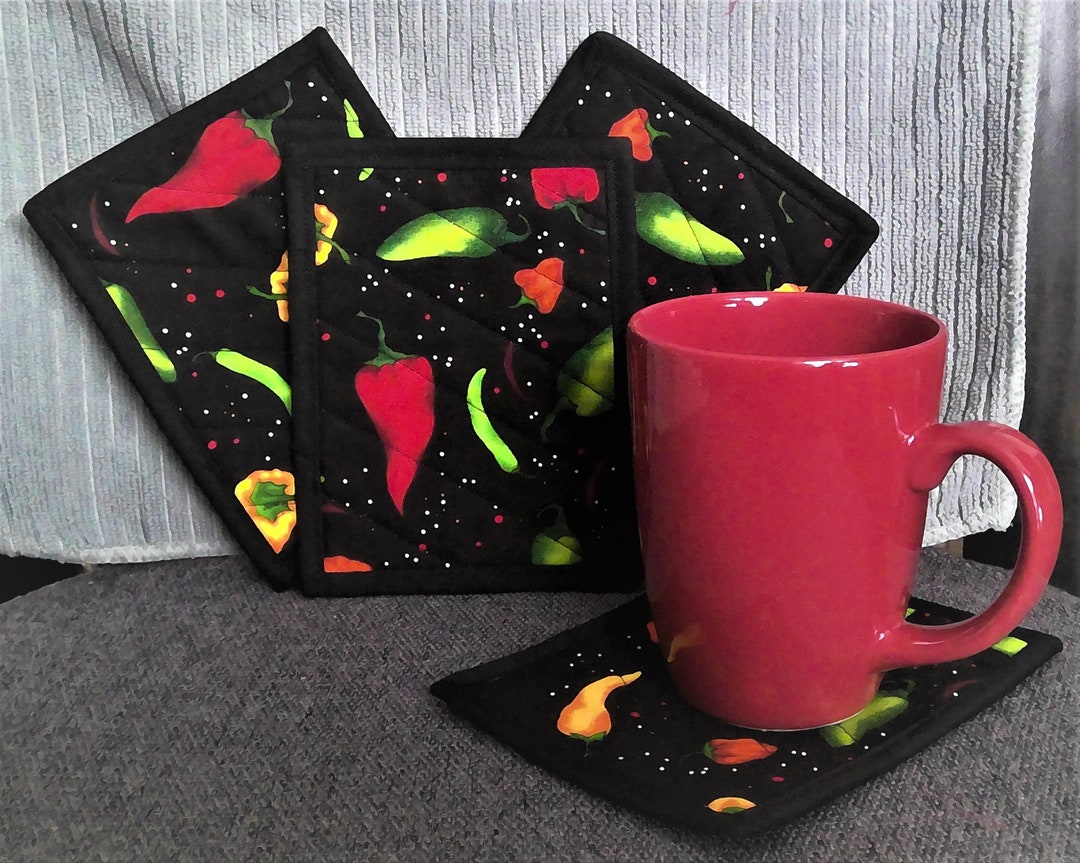 Chili Pepper Coaster - Etsy