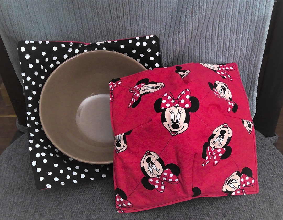 Bowl Cozy Minnie Mouse - Etsy