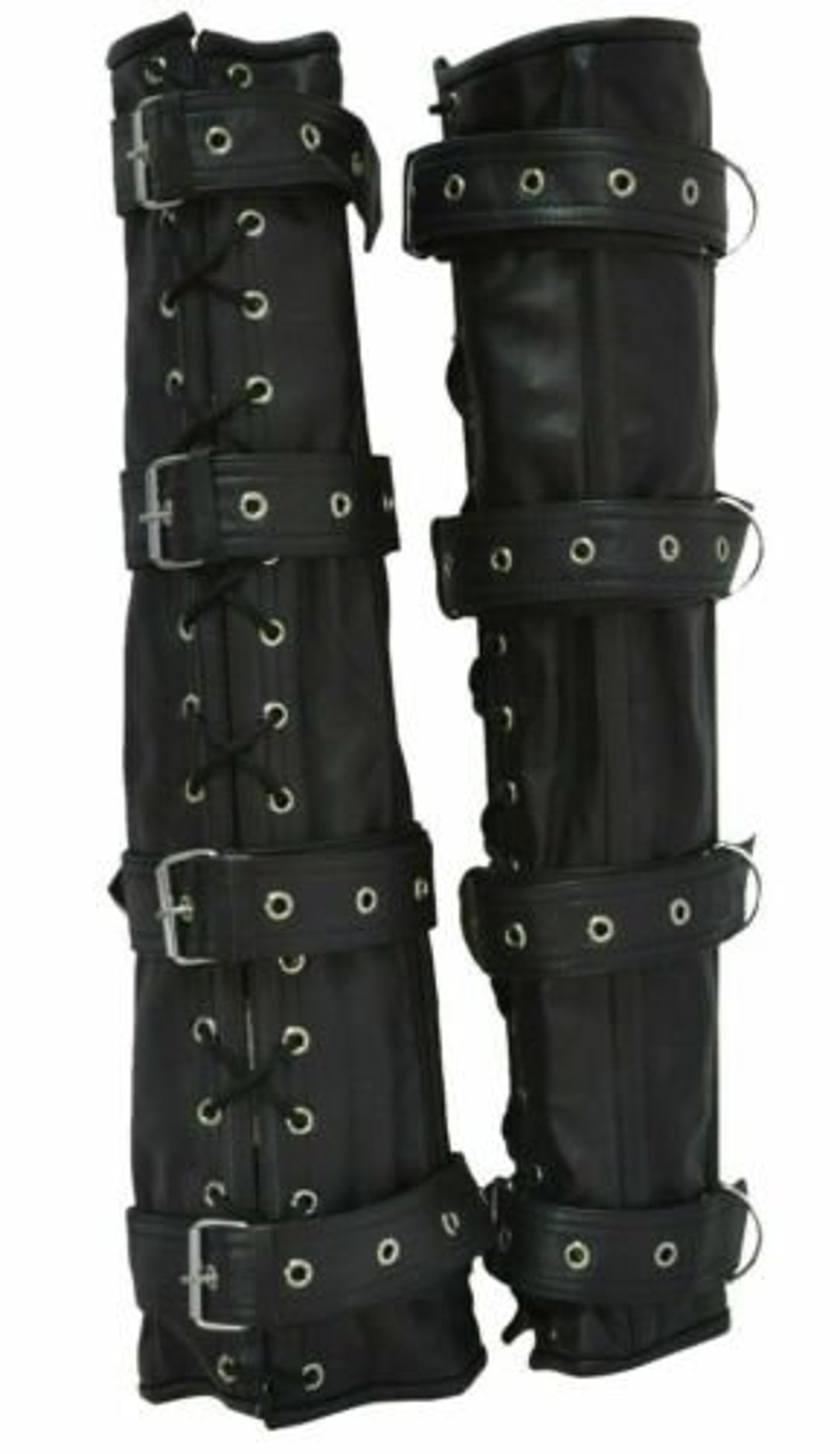 Heavy Duty Leather Steel Boned Arm And Leg Binders Restraints Etsy