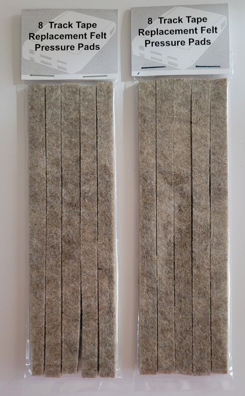 8 Track Tape Replacement Felt Pressure Pads 2 Pack Free Shipping - Etsy
