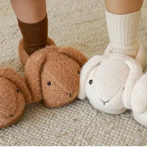 Bunny Slippers - Etsy