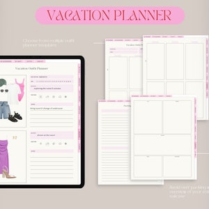 Digital Wardrobe Planner Capsule Wardrobe Digital Planner Aesthetic ...