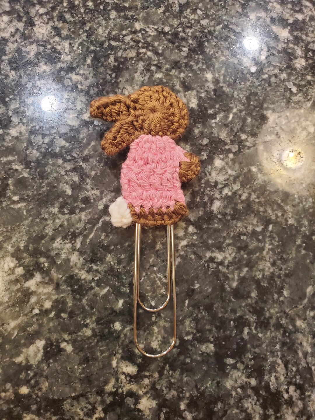 Handmade Crochet Rabbit Bookmark - Etsy
