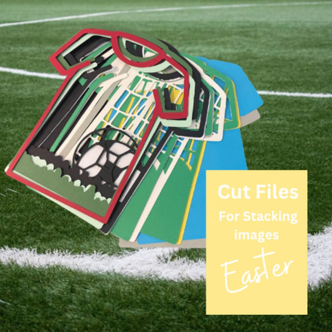 Layered Football Svg Cut Files - Etsy