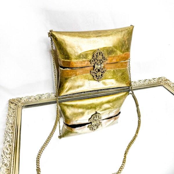 Antique Metal Pillow Purse - Etsy
