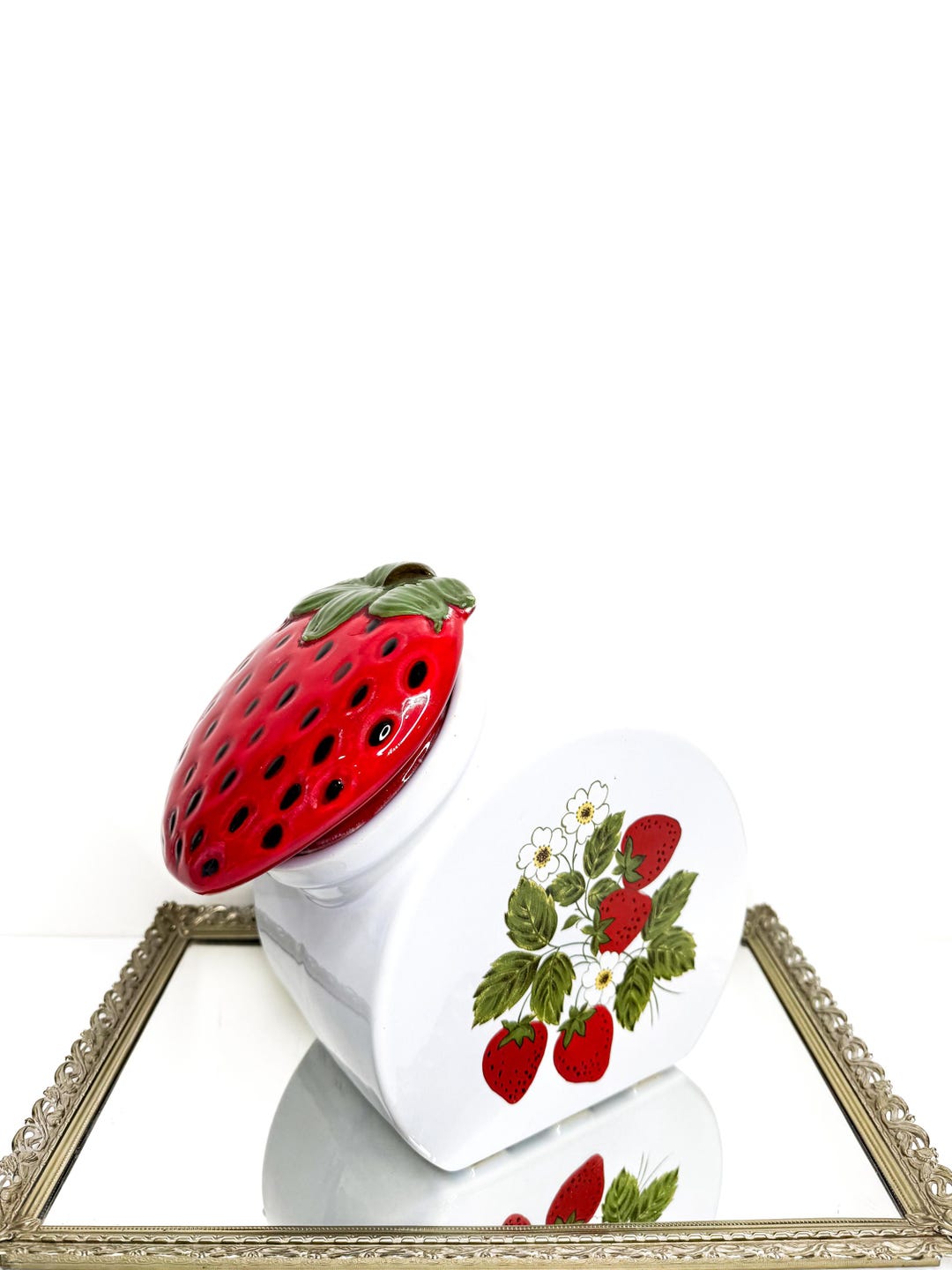 Vintage Mccoy Strawberry Kitchen Canister, Strawberry Kitchen ...