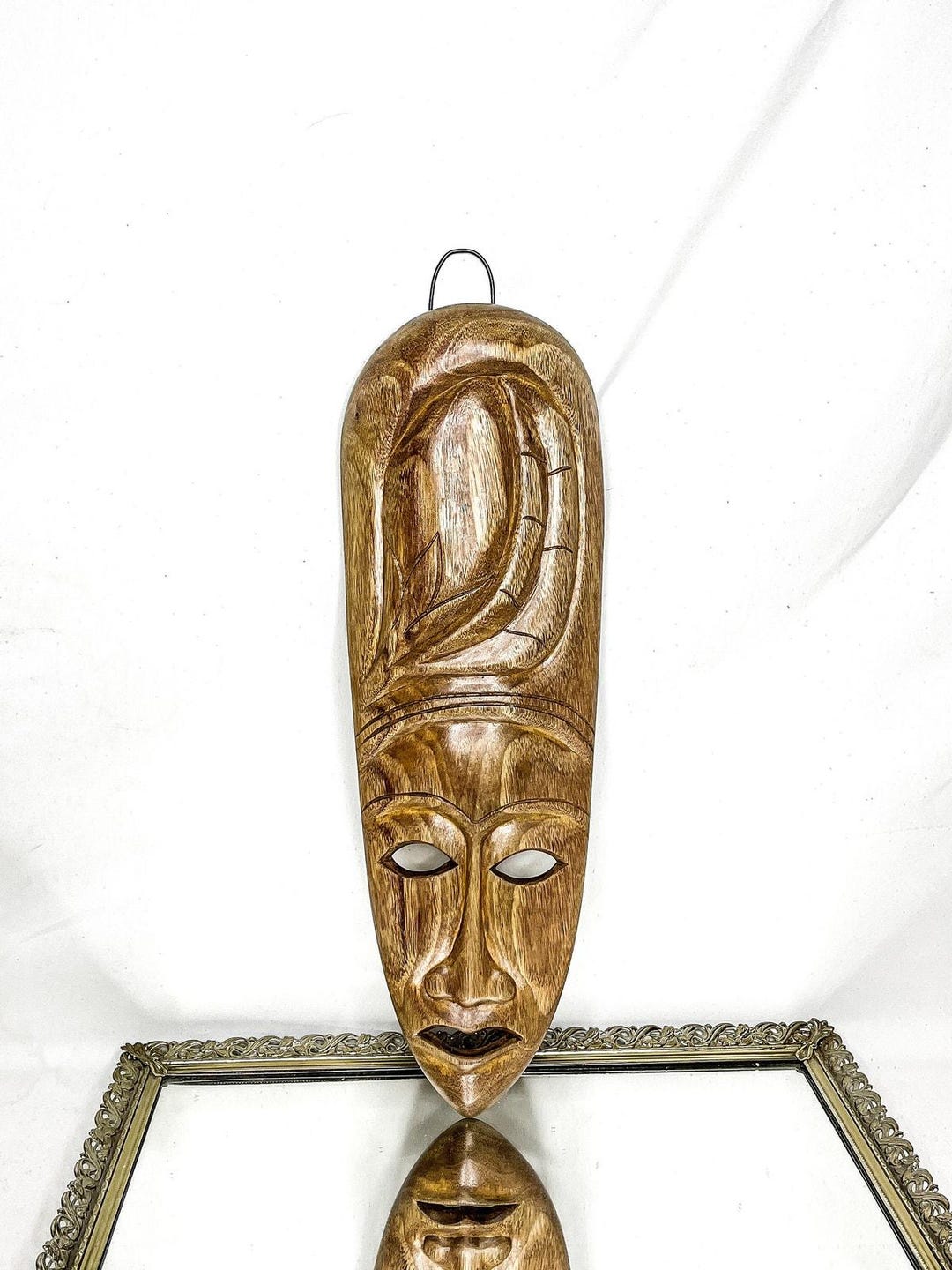 Haitian Hardwood Handcarved Mask Display Home Decor - Etsy