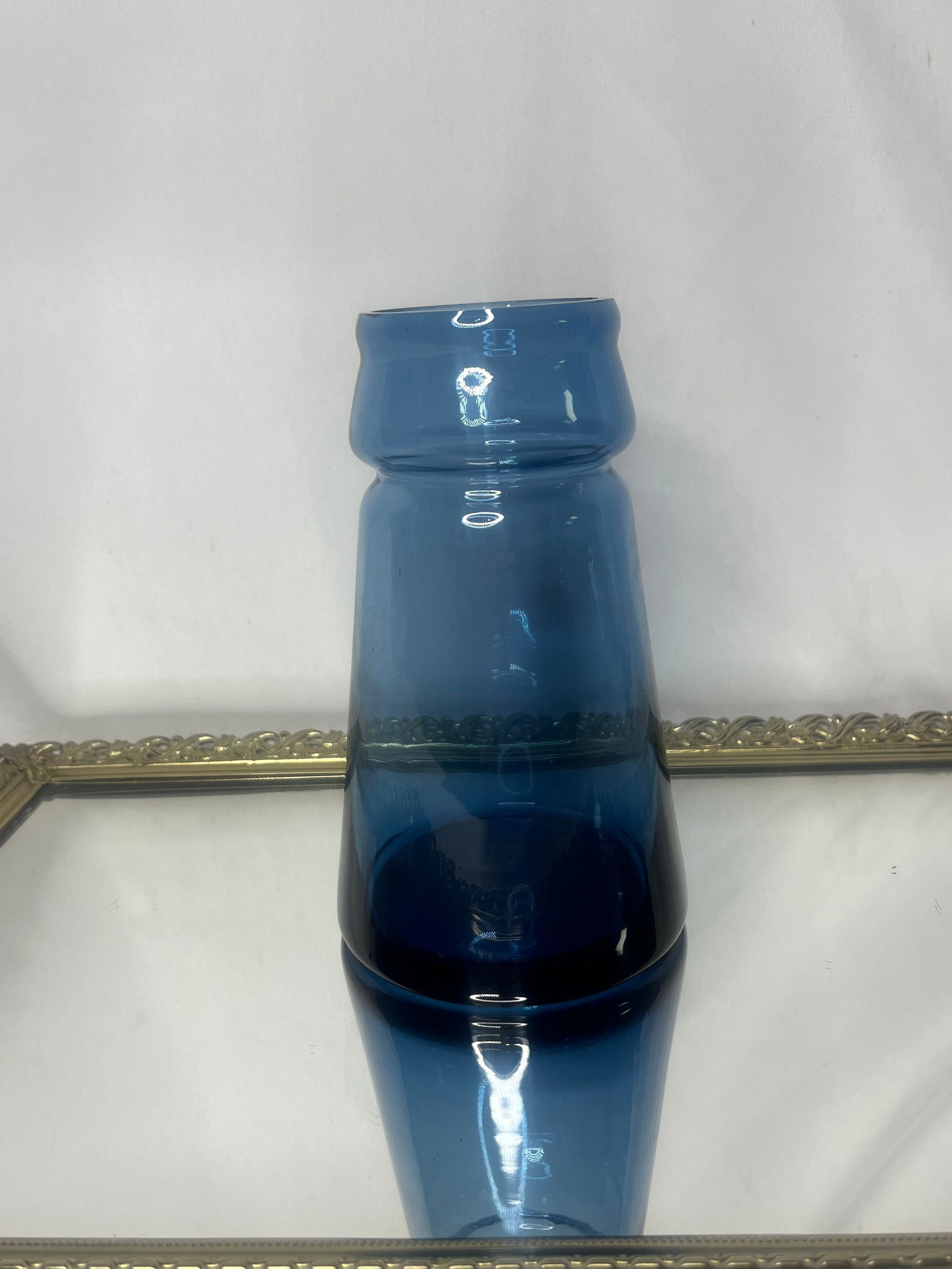 Vintage Ikea Maria Kariis Blue Vase - Etsy