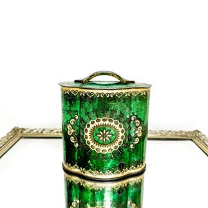 Murray Allen Tin Can, Red / Gold, England, Venice, Confections Tin ...