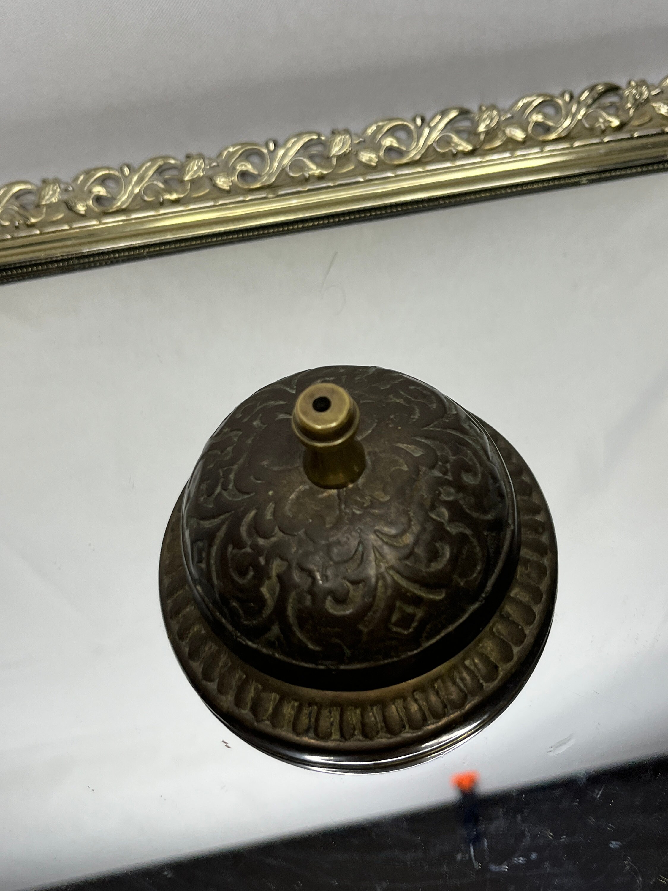Vintage Large Heavy Cast Brass Bell Hotel or Store Service - Etsy