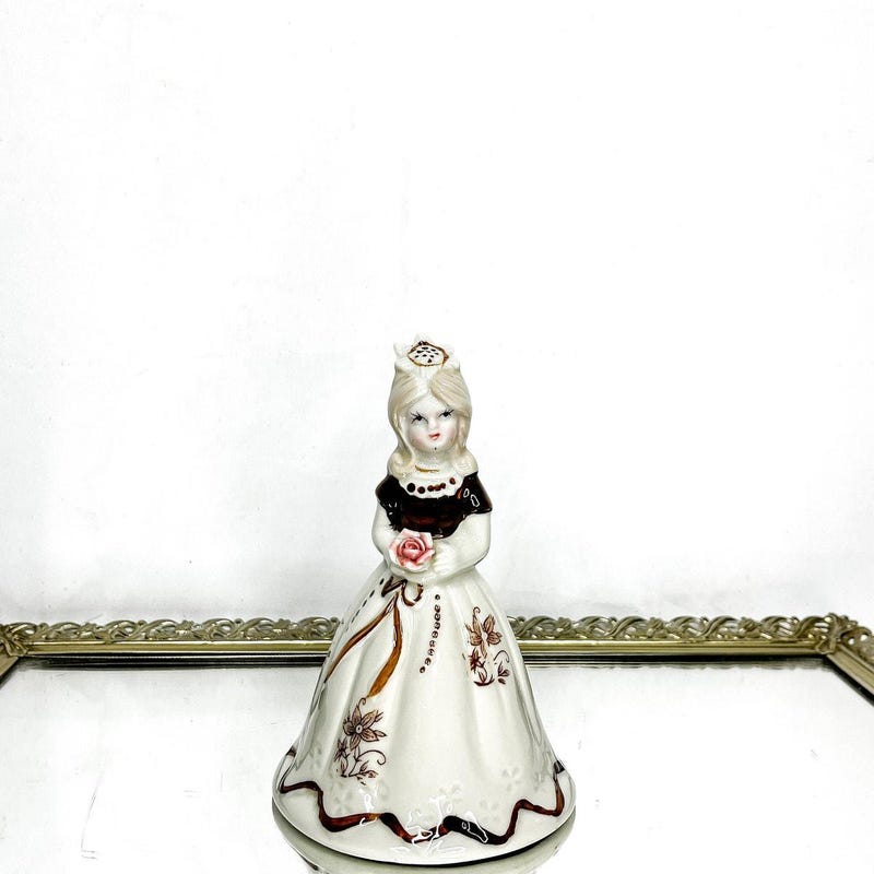 Ceramic Bell Lady - Etsy