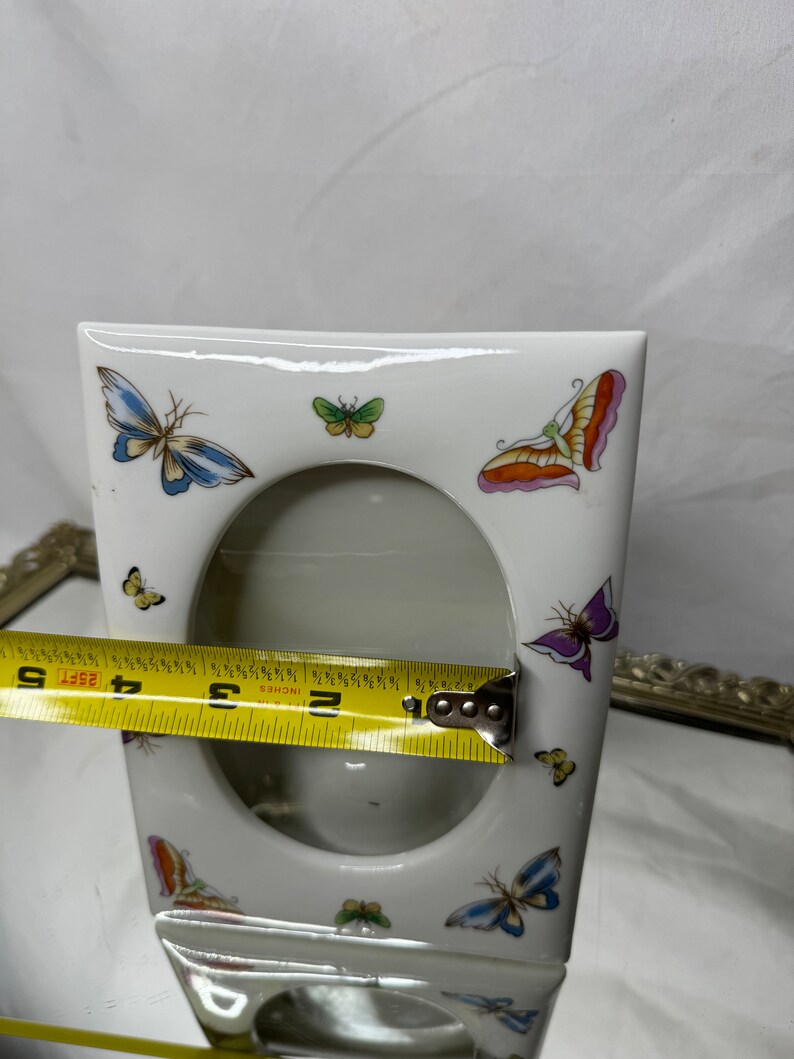 Andrea by Sadek Butterfly Porcelain Picture Frame 5 X 7 9616 Made in ...