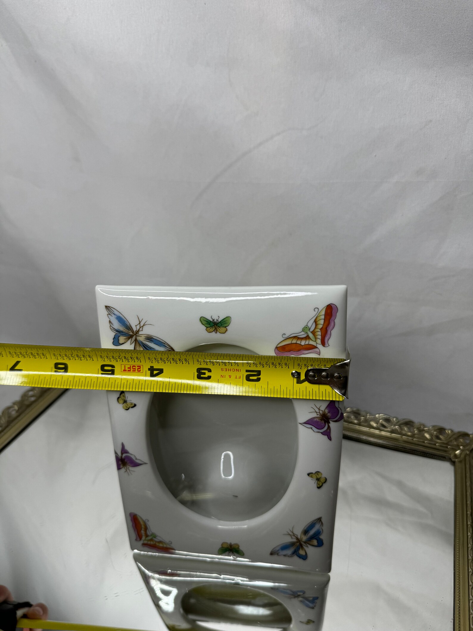 Andrea by Sadek Butterfly Porcelain Picture Frame 5 X 7 9616 Made in ...