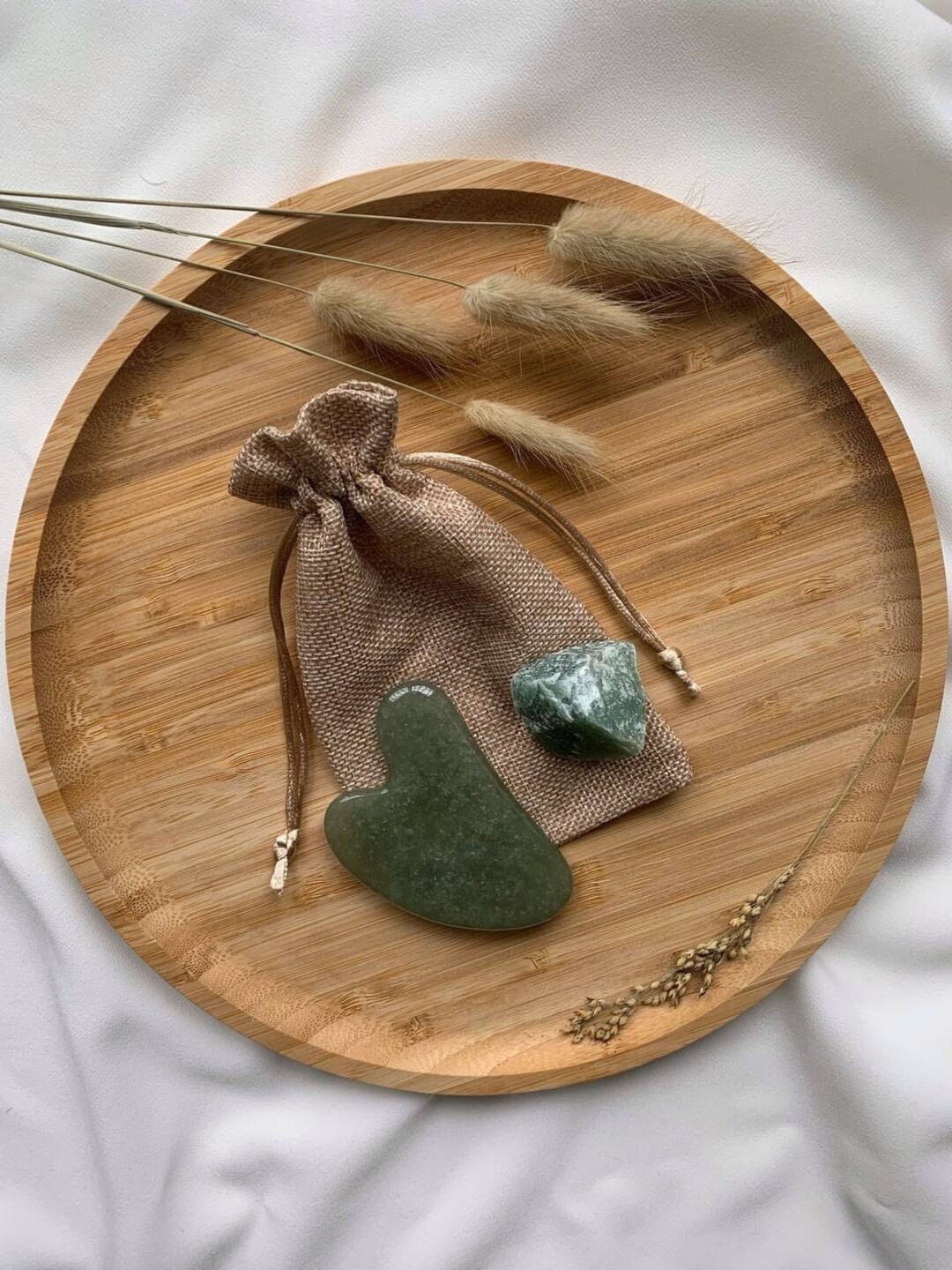 Gua Sha, Aventurine, Indian Jade, Natural Stone, Face Massage, Body ... Gua Sha, Aventurine, Indian Jade, Natural Stone, Face Massage, Body ...