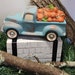 Handpainted Fall Harvest Truck. Clay Magic Truck With Pumpkin Insert ...