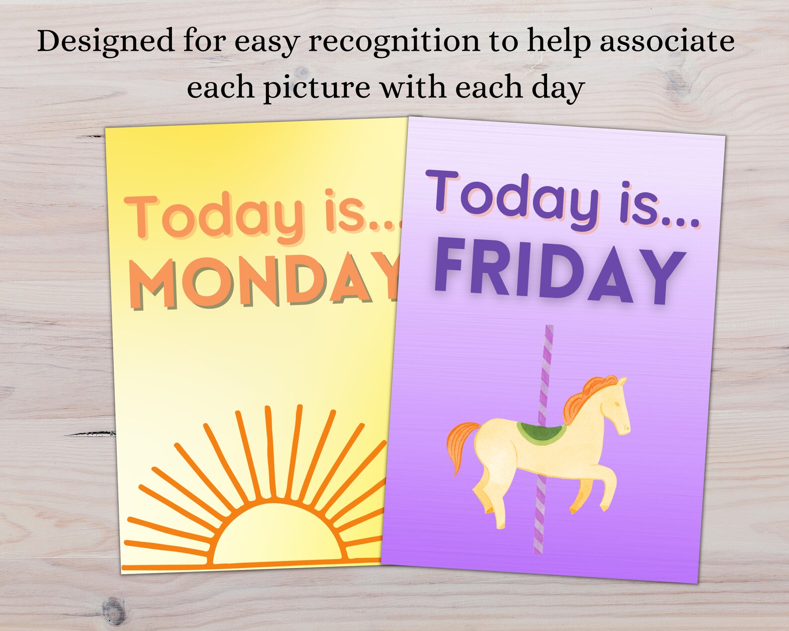 Printable Day of the Week Reminder for Memory Loss, Dementia Aid ...