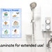 Taking a Shower Dementia Aid, Printable Dementia Sign, Wall Signs for ...