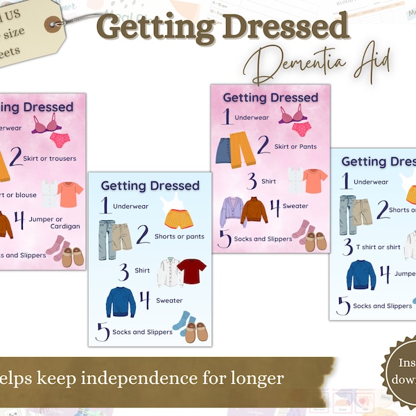 Getting Dressed - Etsy