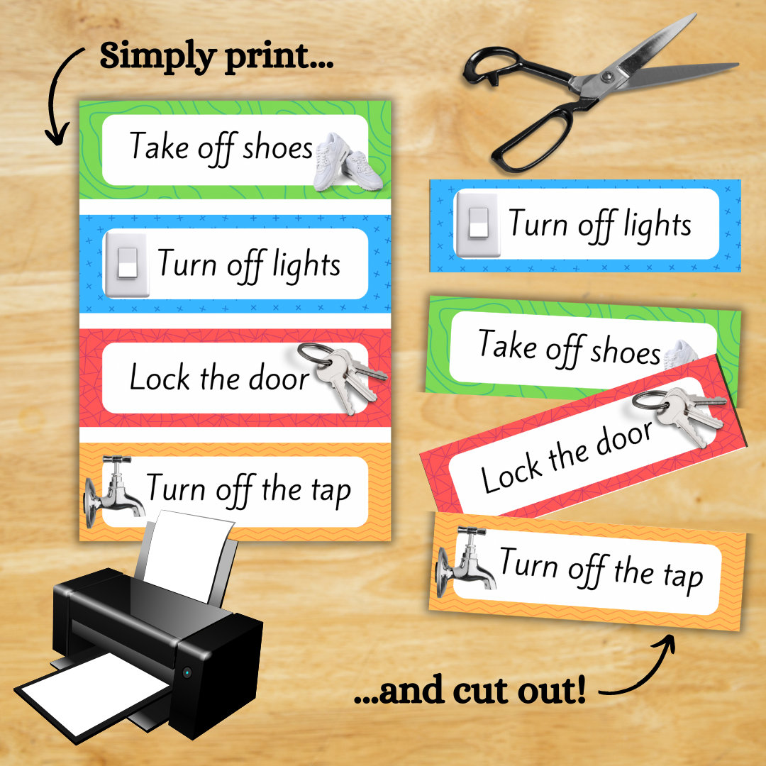 Dementia Room Signs, Dementia Labels, Memory Aids, Printable Room ...