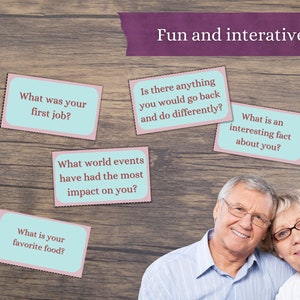 Printable Conversation Cards for Seniors, Dementia Activities ...