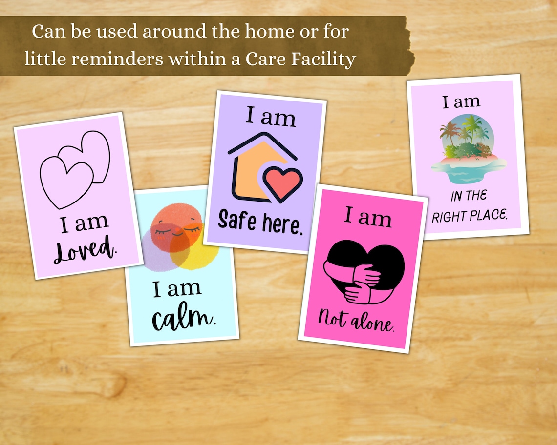 Positive Affirmation Cards for Dementia, Dementia Signs, Memory Aids ...