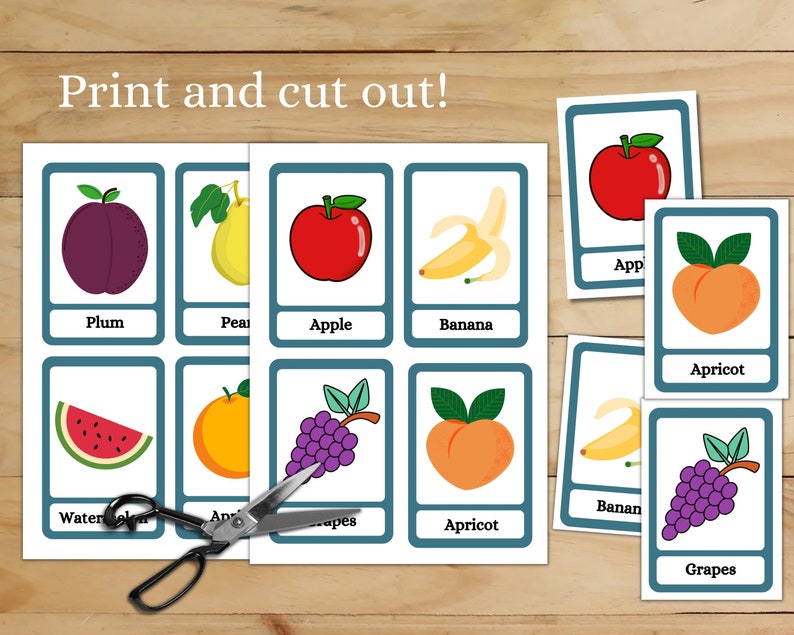 Fruit and Veg Flashcards, Visual Aid for Seniors, Dementia Activities ...