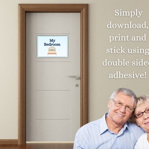 Printable Room Signs for Dementia, Dementia Aids, Door Signage, Memory ...