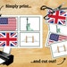 Flags and Famous Landmarks Matching Game for Seniors, Montessori ...