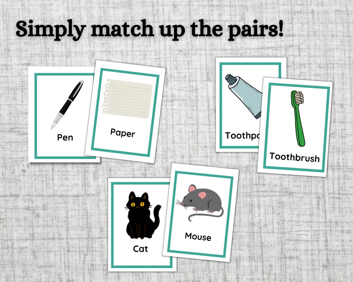 Find the Pair Game for Seniors, Dementia Activities, Care Home Activity ...