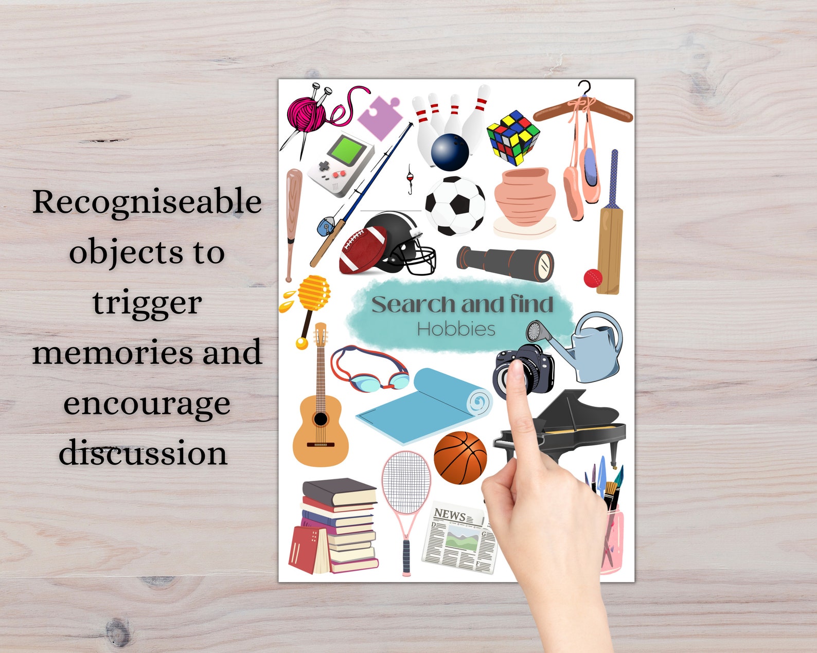 Search and Find Activity Sheets for Seniors, Printable Activities for ...