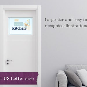 Printable Room Signs for Dementia, Dementia Aids, Door Signage, Memory ...