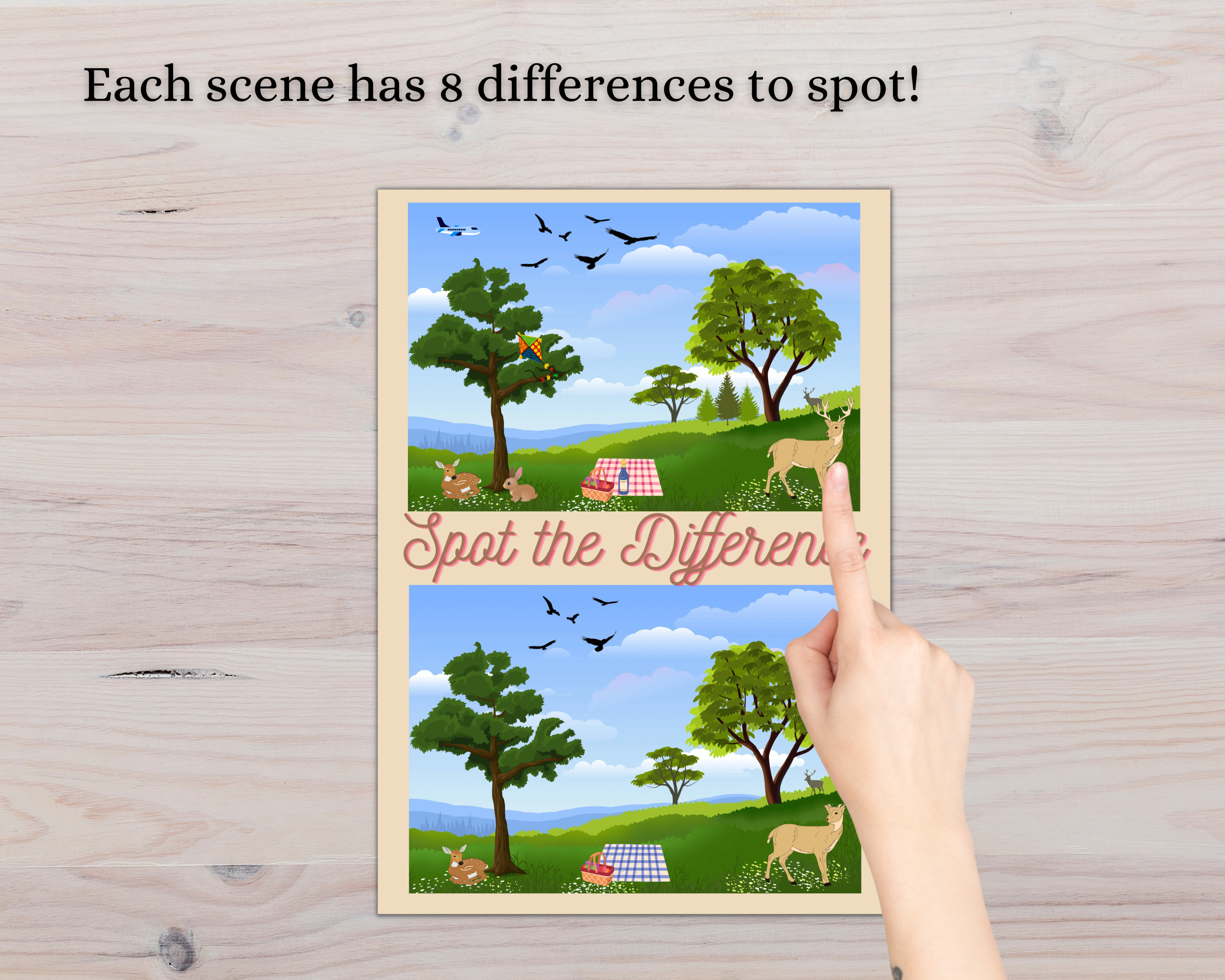 Spot the Difference Activity Sheets, Printable Activities for Seniors ...