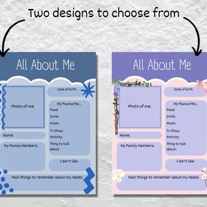 Dementia Door Sign, Memory Care Door Sign, About Me, Alzheimers ...
