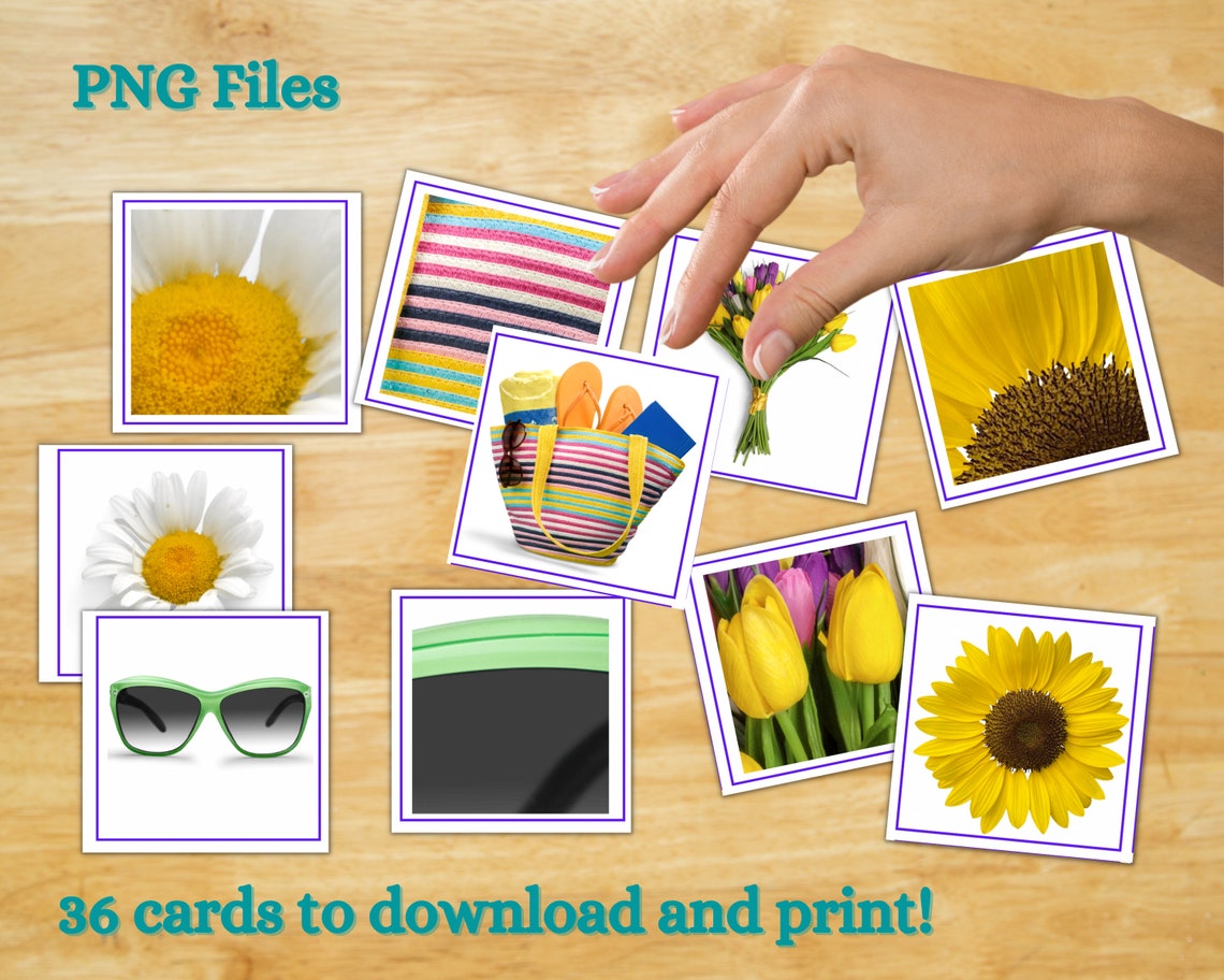 Activity for Seniors, Matching Game, Summer Dementia Activities ...