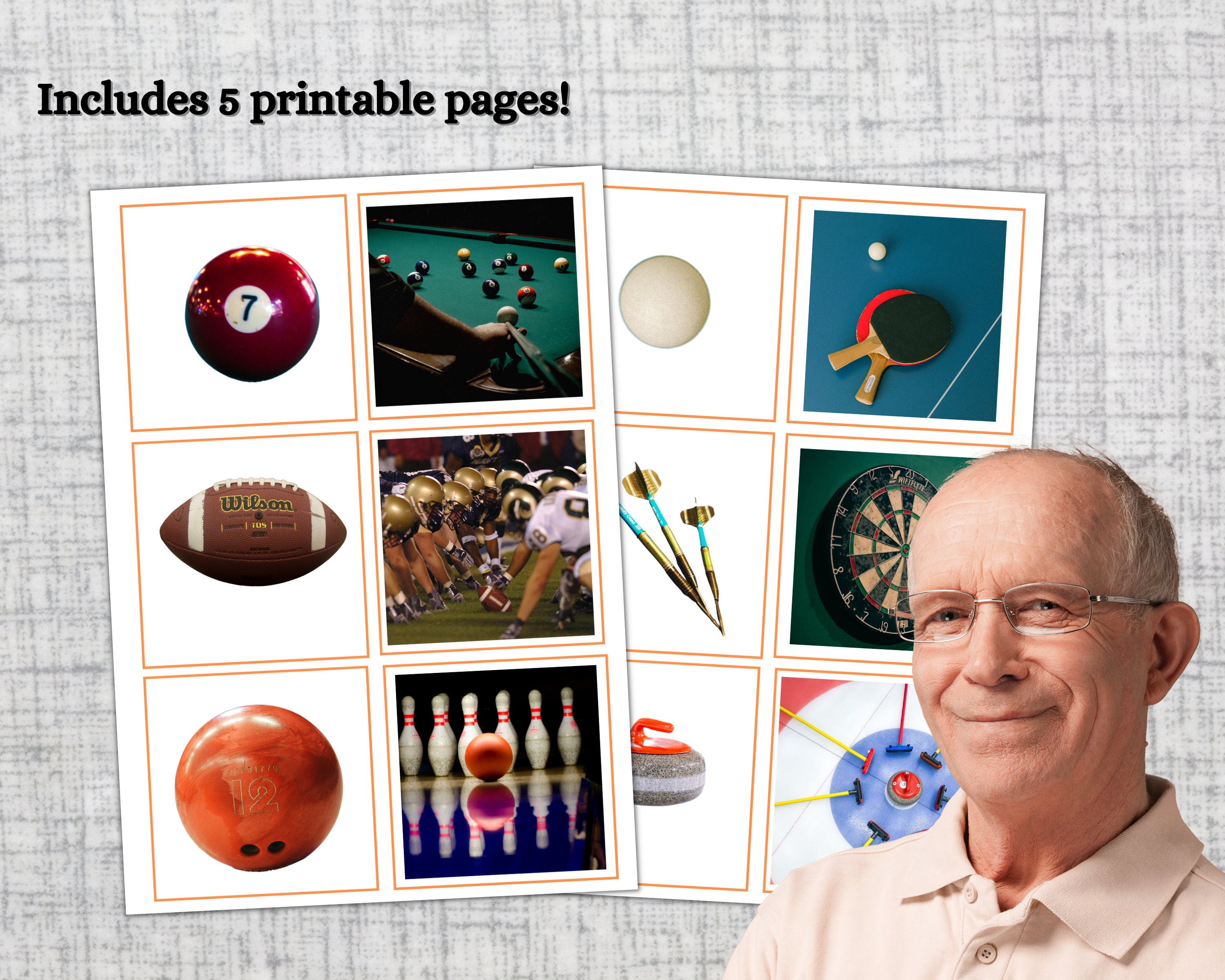 Sorting Game for Seniors, Montessori Activity, Brain Games, Alzheimer’s ...