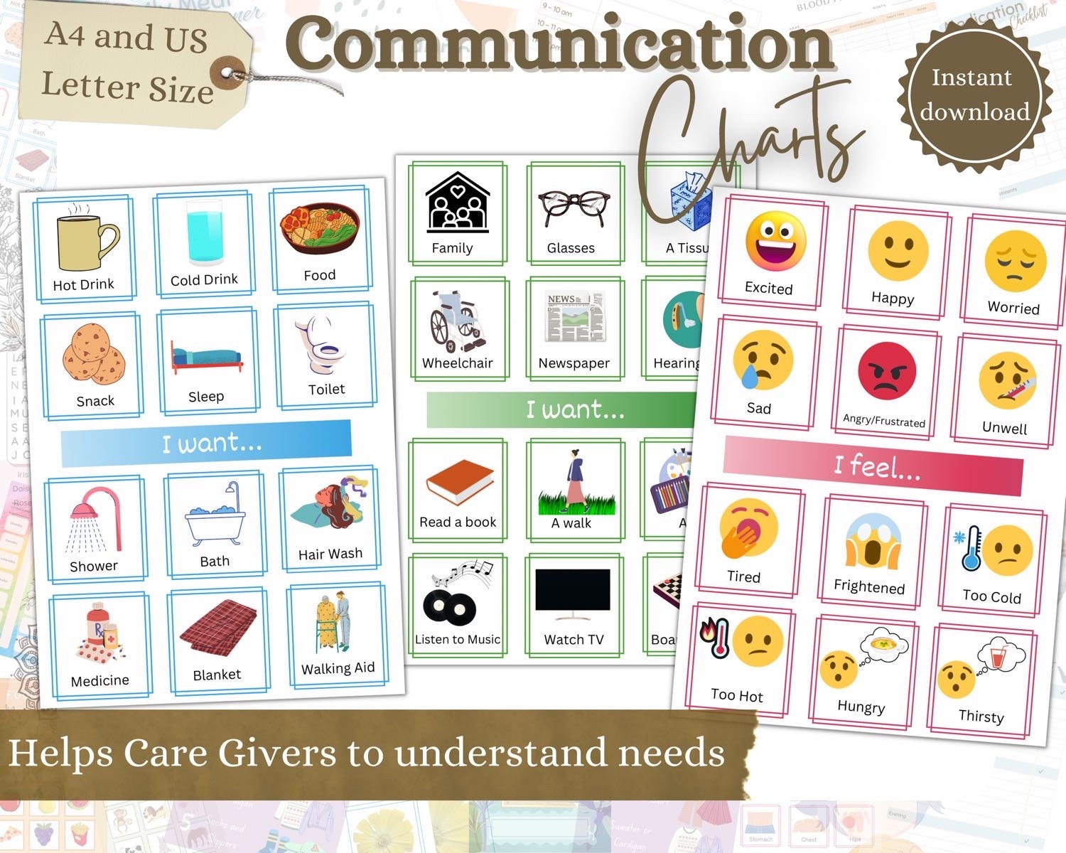 Dementia Sign Communication Chart Dementia Download - Etsy UK