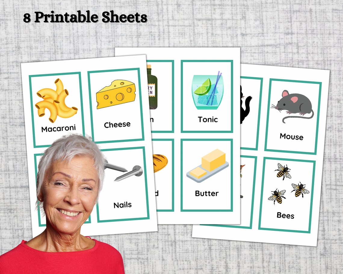 Find the Pair Game for Seniors, Dementia Activities, Care Home Activity ...