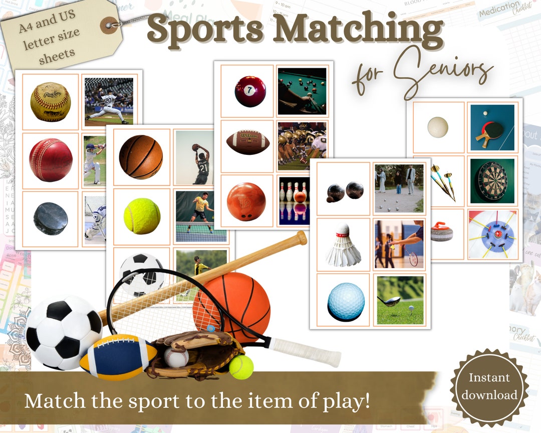 Sorting Game for Seniors, Montessori Activity, Brain Games, Alzheimer’s ...